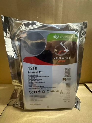 Seagate IronWolf Pro 12TB, Internal, 7200RPM, 3.5" (ST12000NE0008) HDD ...