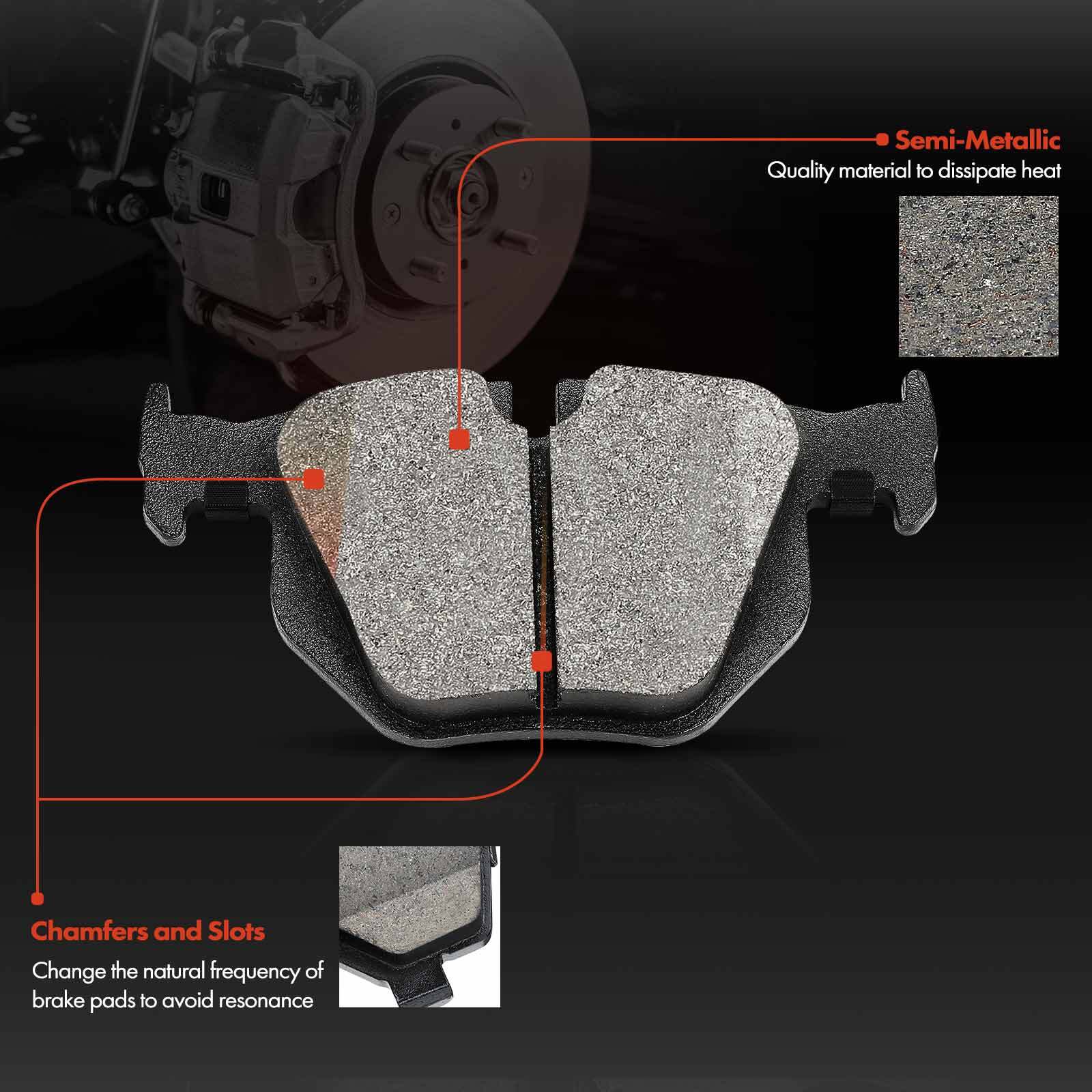 Brake Discs+Brake Pads 320mm Rear for BMW 520d 525i 530d 630i E60 E61 ...