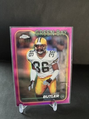 2024 Topps Chrome LeRoy Butler Pink Refractor #/399 Green Bay Packers ...