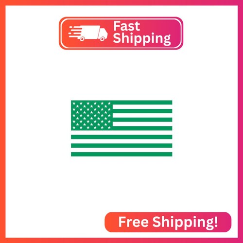 American US Flag [Pick Color/Size] Vinyl Decal Sticker for Laptop/Car ...