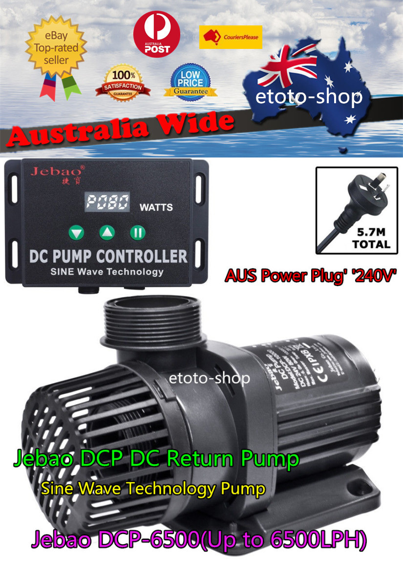 Jebao DCP-6500 DC Marine Circulation Water Pump & Controller Quite Sine Wave | eBay Australia