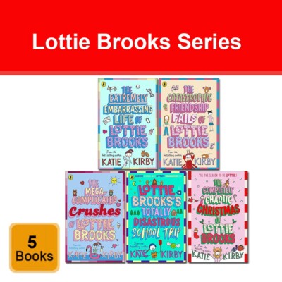 Lottie Brooks book Series 1 - 5 Books Collection Set by Katie Kirby NEW ...