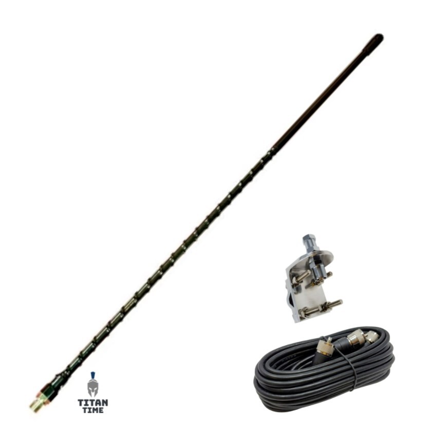 ProComm HSS995-3BK 3' Black Single Fiberglass CB Radio Antenna Kit | eBay