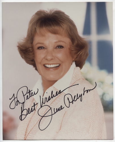 June Allyson Actress Autographed 8"x10" Photo w/COA WWE17-37 | eBay