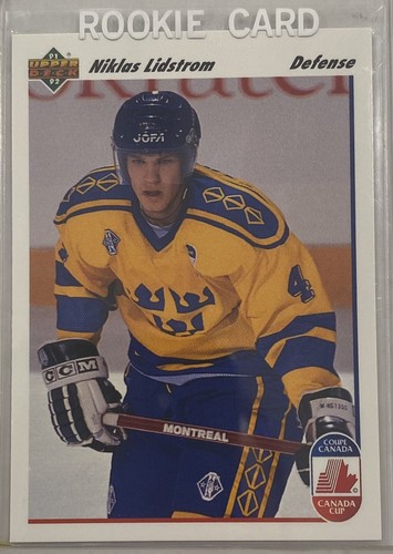 Nicklas Lidstrom 91-92 Upper Deck Rookie Card #26 | eBay