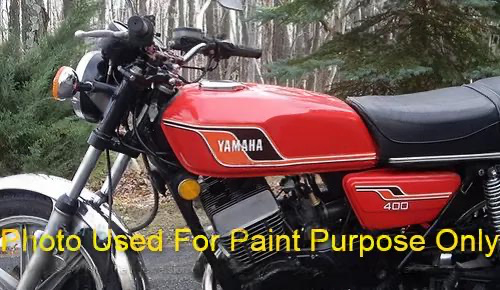 Fit For Yamaha RD250 RD400 Red Petrol Tank 1976-1977 Model | eBay