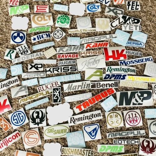 Tactical Gun SAFE Decal Pistol Rifle & Hunting Stickers 30 Pack Lot 9MM ...