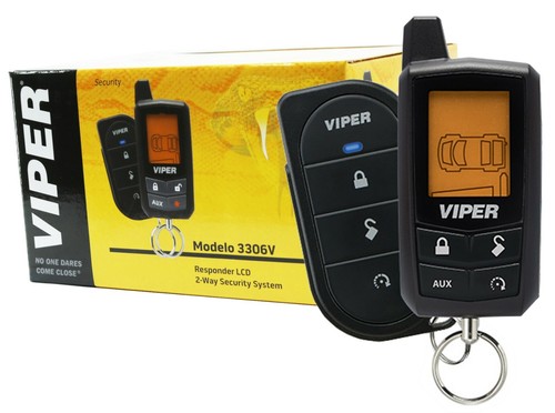 Viper 3306V Responder LCD 2-Way Car Security System + 4x Universal Door ...