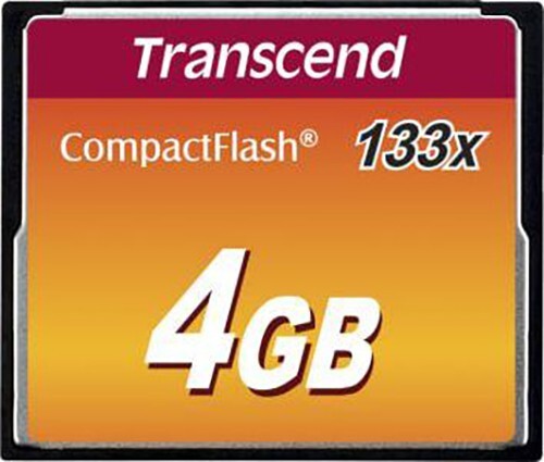 Transcend CF 4.0gb 133x High Speed Compact Flash Memory Card 4GB - UK ...