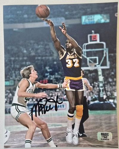 Magic Johnson signed 8x10 Photo Picture autograph with COA Number | eBay