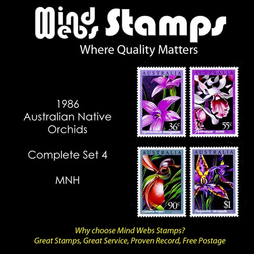 Australian Decimal Stamps 1986 Australian Native Orchids, Complete Set ...