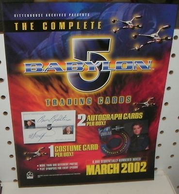 THE COMPLETE BABYLON 5 TRADING CARDS - SELL SHEET 8 1/2 X 11 | eBay