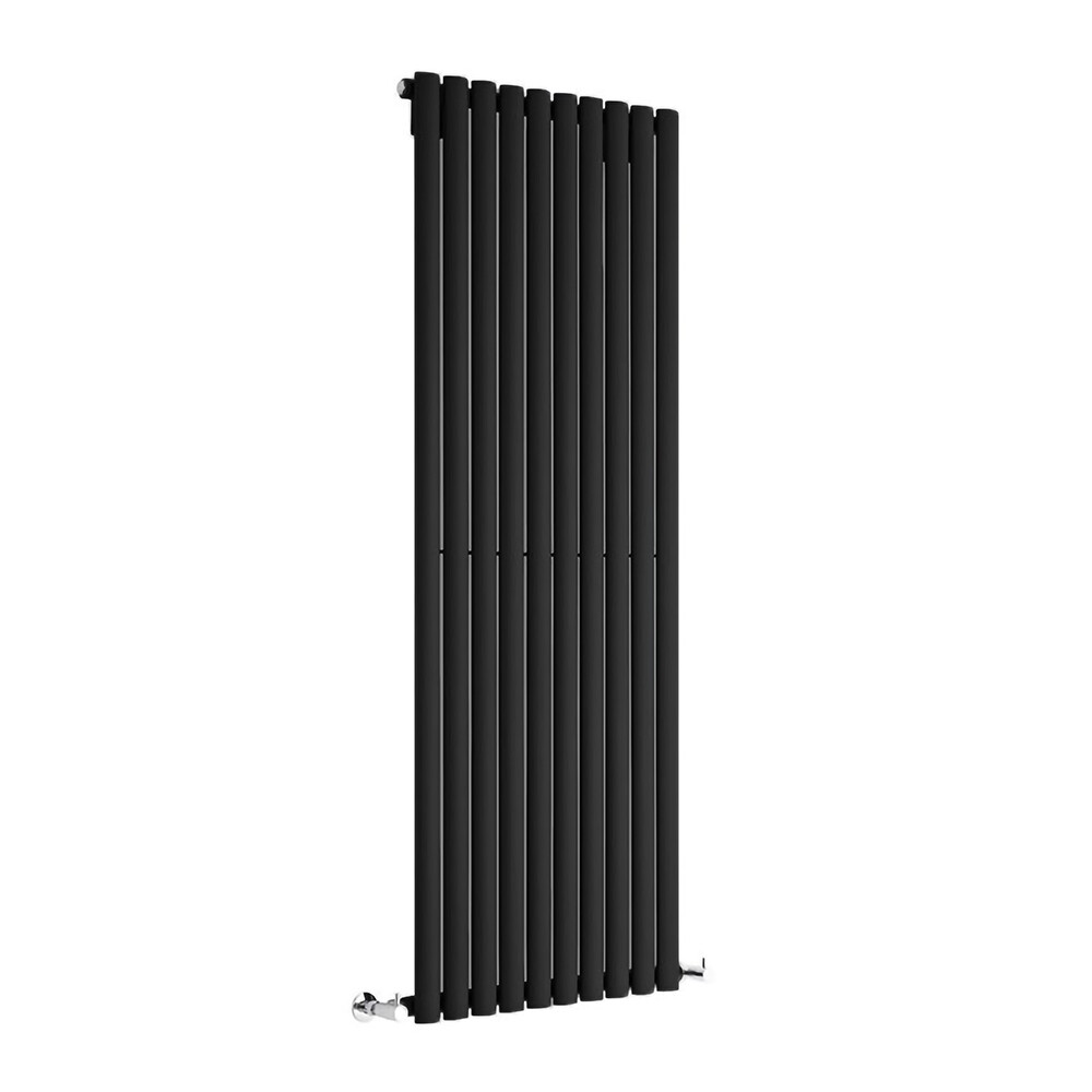Black Vertical Single Panel Radiator 1600mm x 590mm | eBay UK