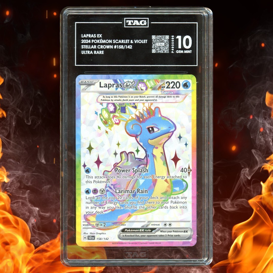 Tera Pokemon Cards Lapras Ex #19 Prices | Pokemon Japanese Stellar ...