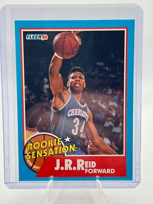 J.R. REID 1990 Fleer Rookie Sensations Extremely Rare Raw/New Gem Mint ...