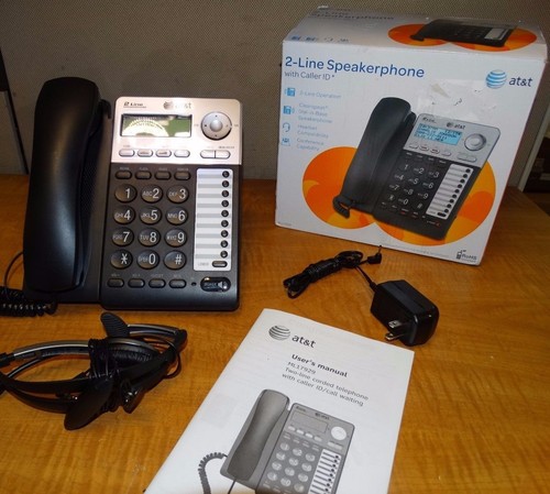 AT&T Ml17929 2-line Speakerphone With Caller Id/call Waiting for sale ...