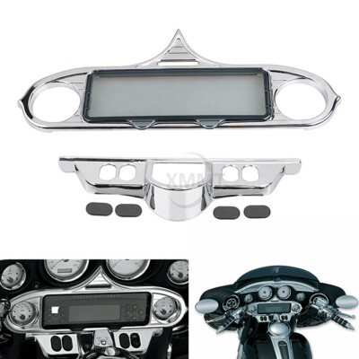 Stereo Dash Insert Cover Switch Panel Kit For Harley Electra Glide ...