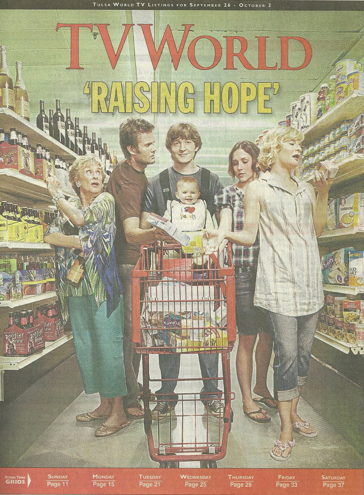 TV WORLD Magazine Sept. 26 2010 Cloris Leachman Martha Plimpton Raising ...