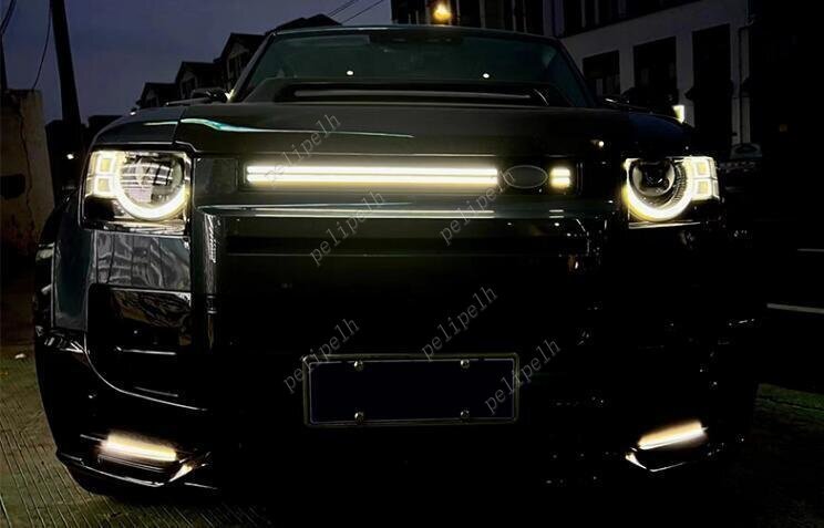 LED luminous intake grille accessories For 2020+ Land Rover Defender 90 ...
