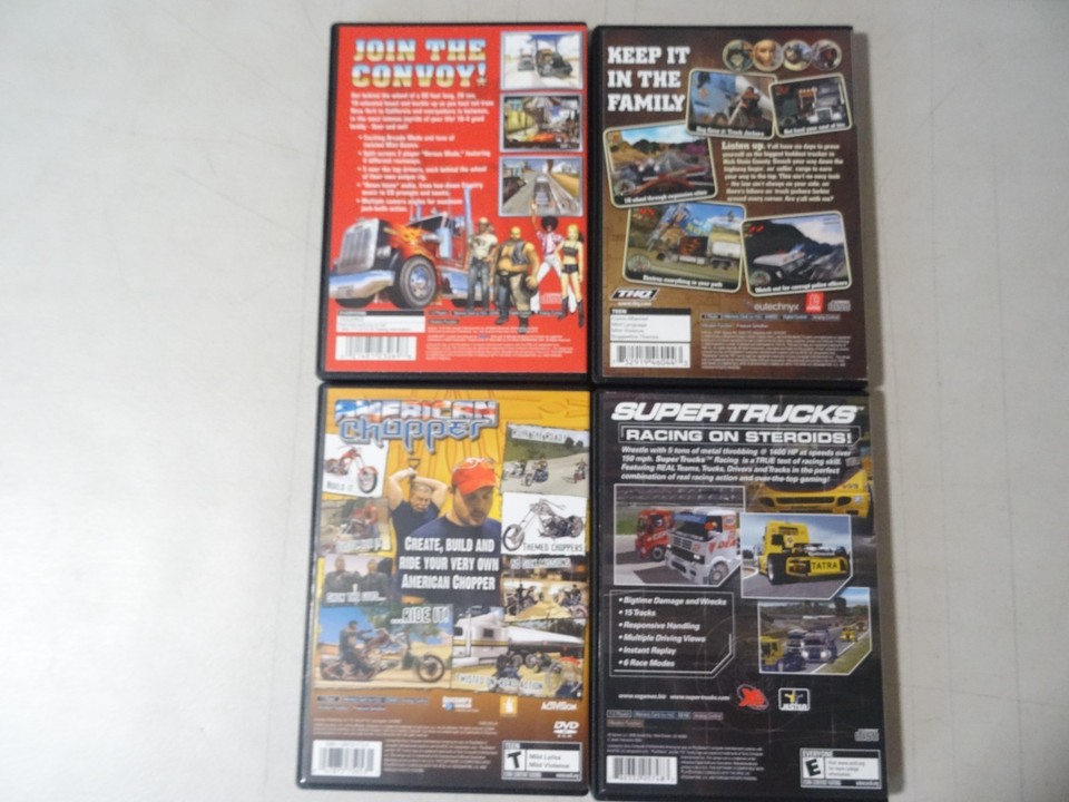 LOT OF 4 BIG MOTHER CHOPPER 18 Super Trucks Racing Sony PlayStation 2 ...