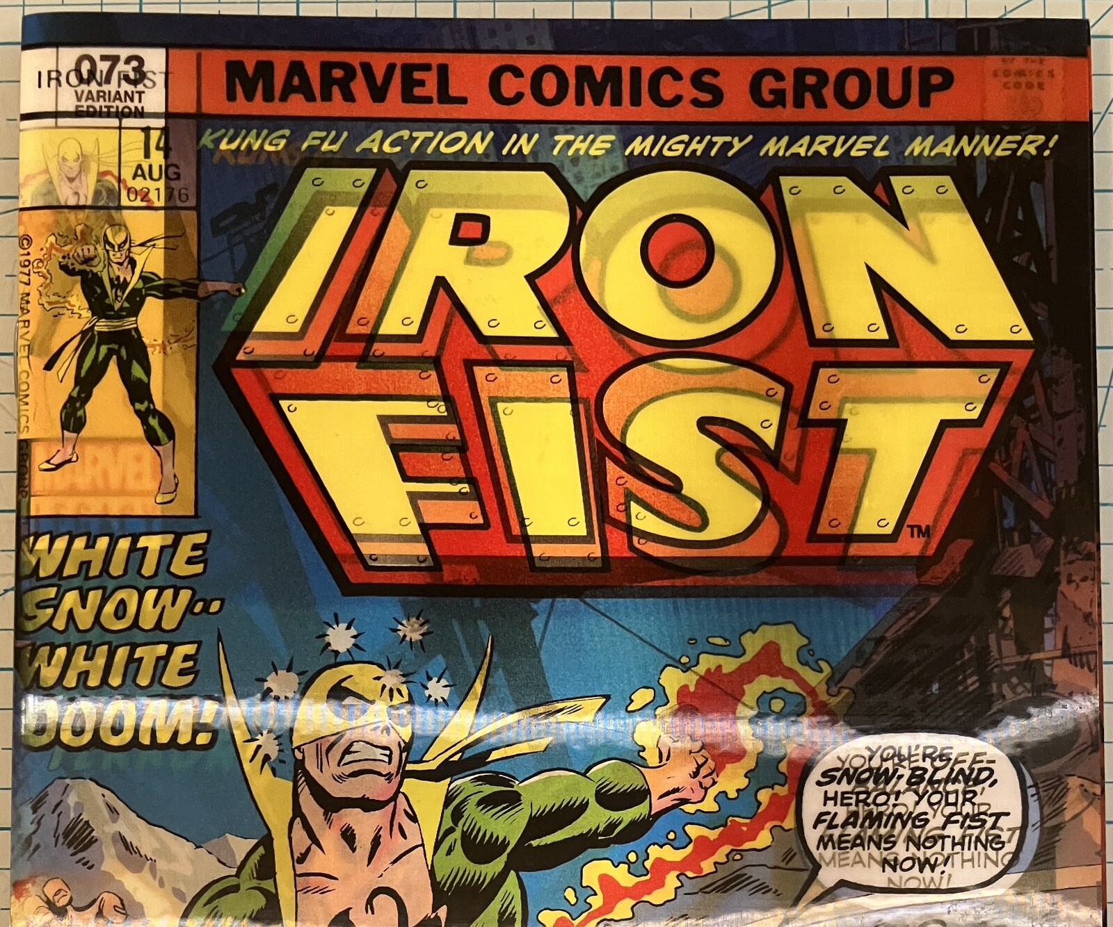 Iron Fist #73 High Grade NM Mike Perkins Lenticular Variant 2017 Marvel ...