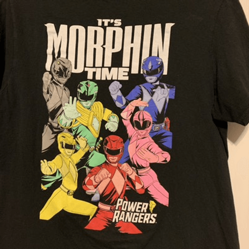 Power Rangers Its Morphin Time Size Medium T-Shirt | eBay