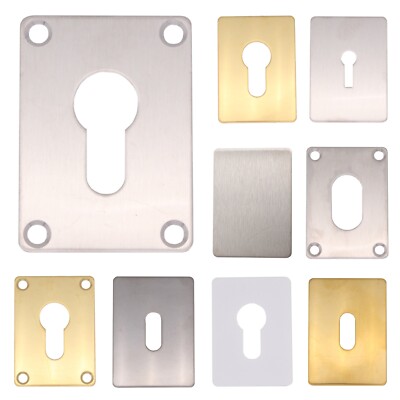Repair Escutcheon Keyhole Flat Plate Cover Euro Surround Adhesive or ...