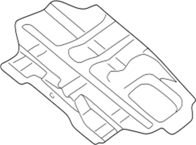 MR437668 Mitsubishi Cover, eng room under... MR437668, New Genuine OEM ...