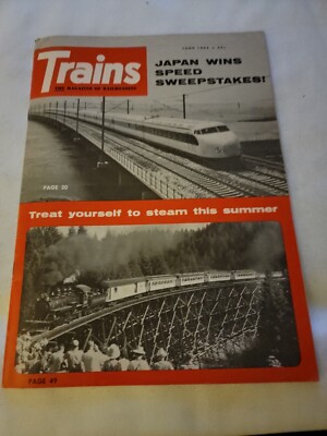 1965 June Trains magazine Japan wins speed sweepstakes (CP279) | eBay