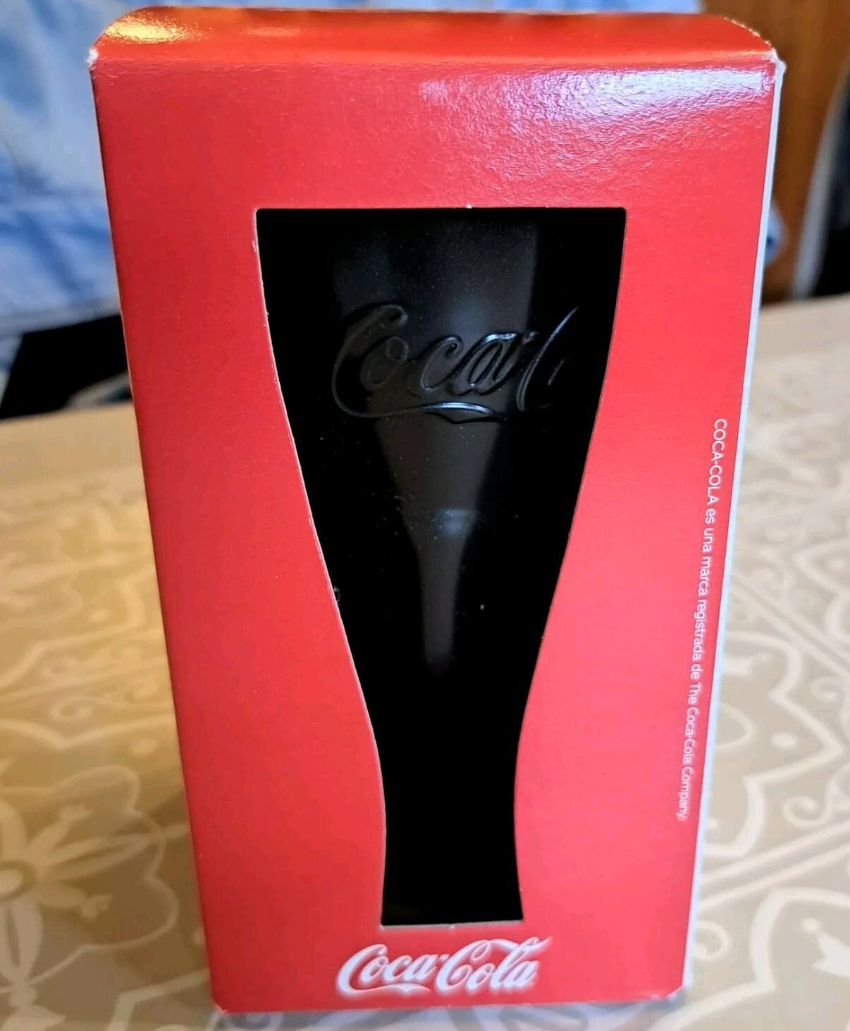 1 verre COCA COLA EXPORT NOIR 2023, neuf, jamais utilisé,avec emballage ...