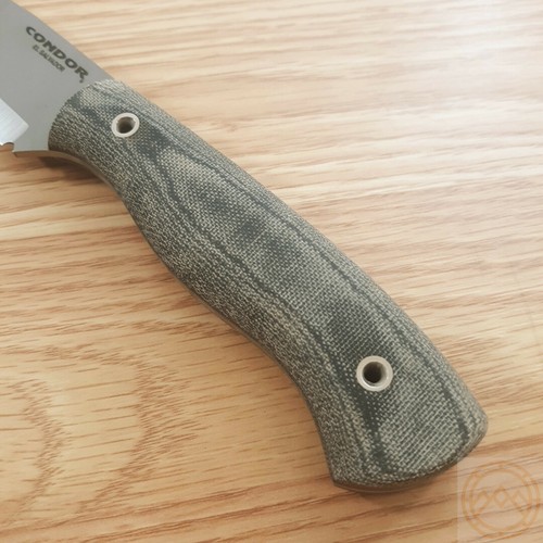 Condor Ripper Fixed Knife 4.5" 1095HC Steel Full Tang Blade Black ...