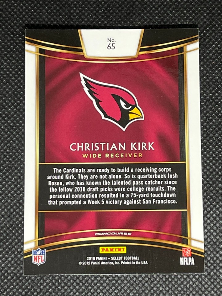 2018 Panini Select Christian Kirk RC Rookie #65 | eBay