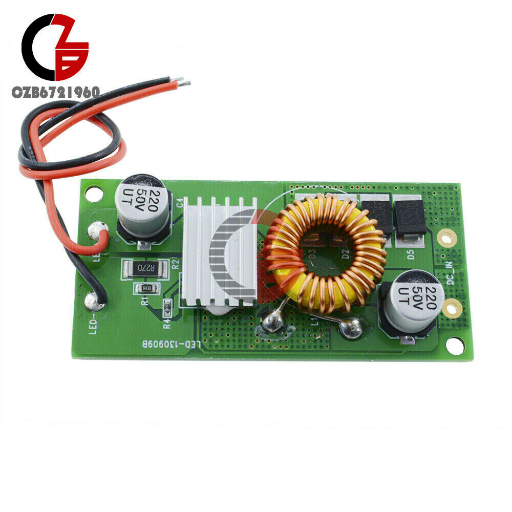 10W 20W 30W 50W Constant Current LED Driver DC12V to DC30-38V For High ...