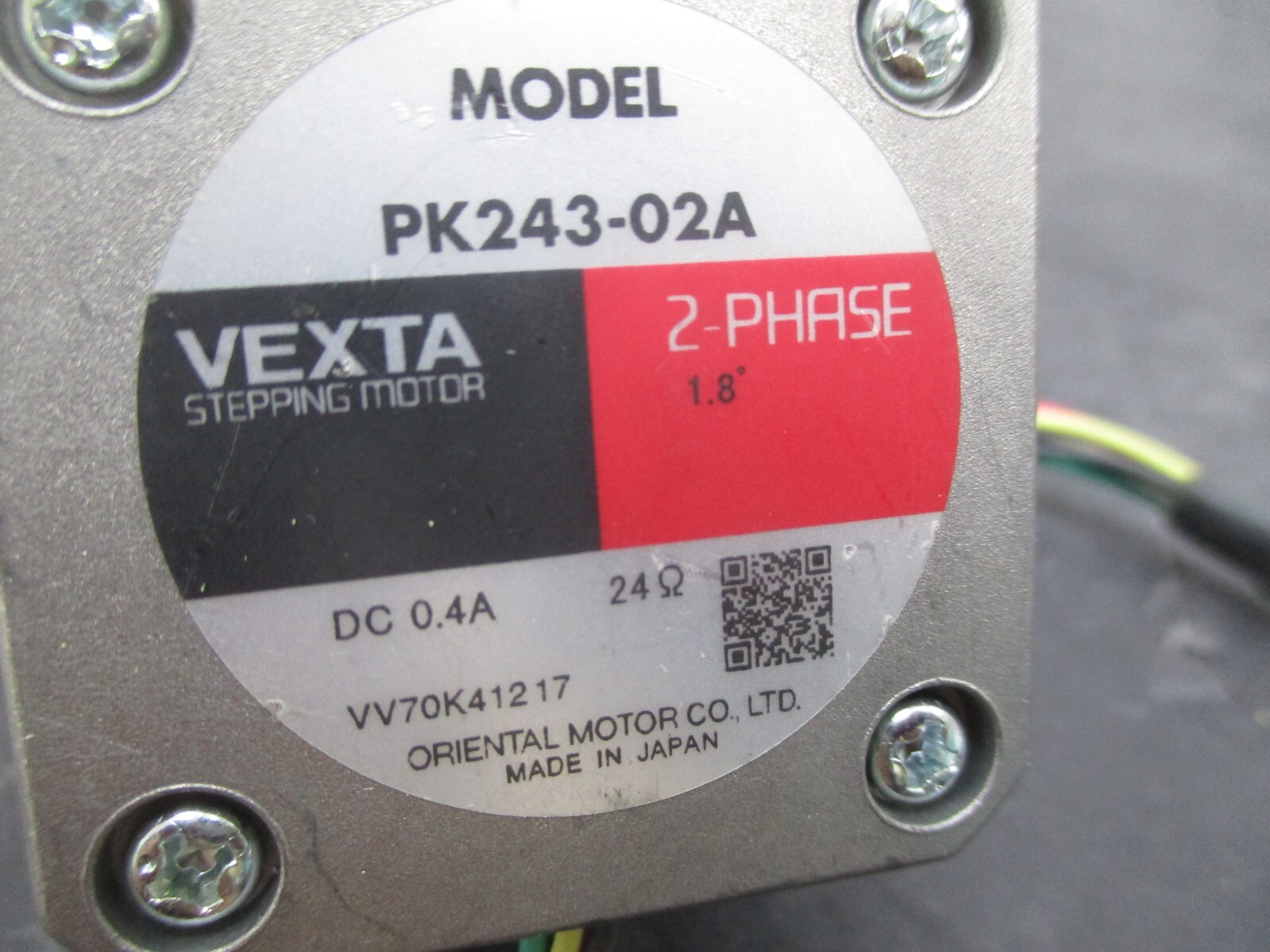 Vexta PK243-02A Stepper Motor dc 0.4A 2-PHASE 1.8 | eBay