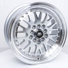 15x7 +20 MST MT10 5x100,5x114.3 Silver w/Machined Face Wheels (Set of 4 ...