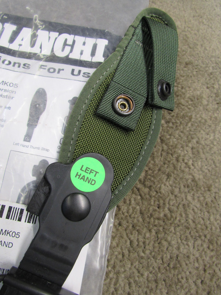 Bianchi Military MH05 Holster Left Hand Conversion Kit Thumb Strap MK05 ...
