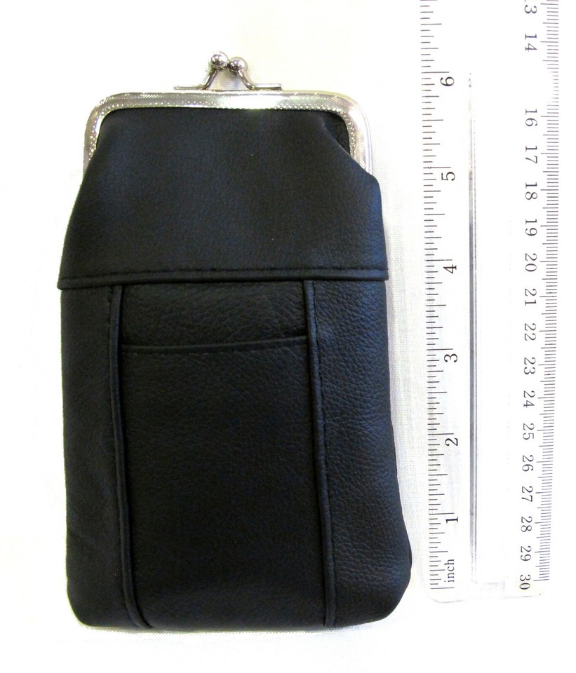 100's 120's 100% Genuine Leather Cigarette Case Lighter Pocket Kiss ...