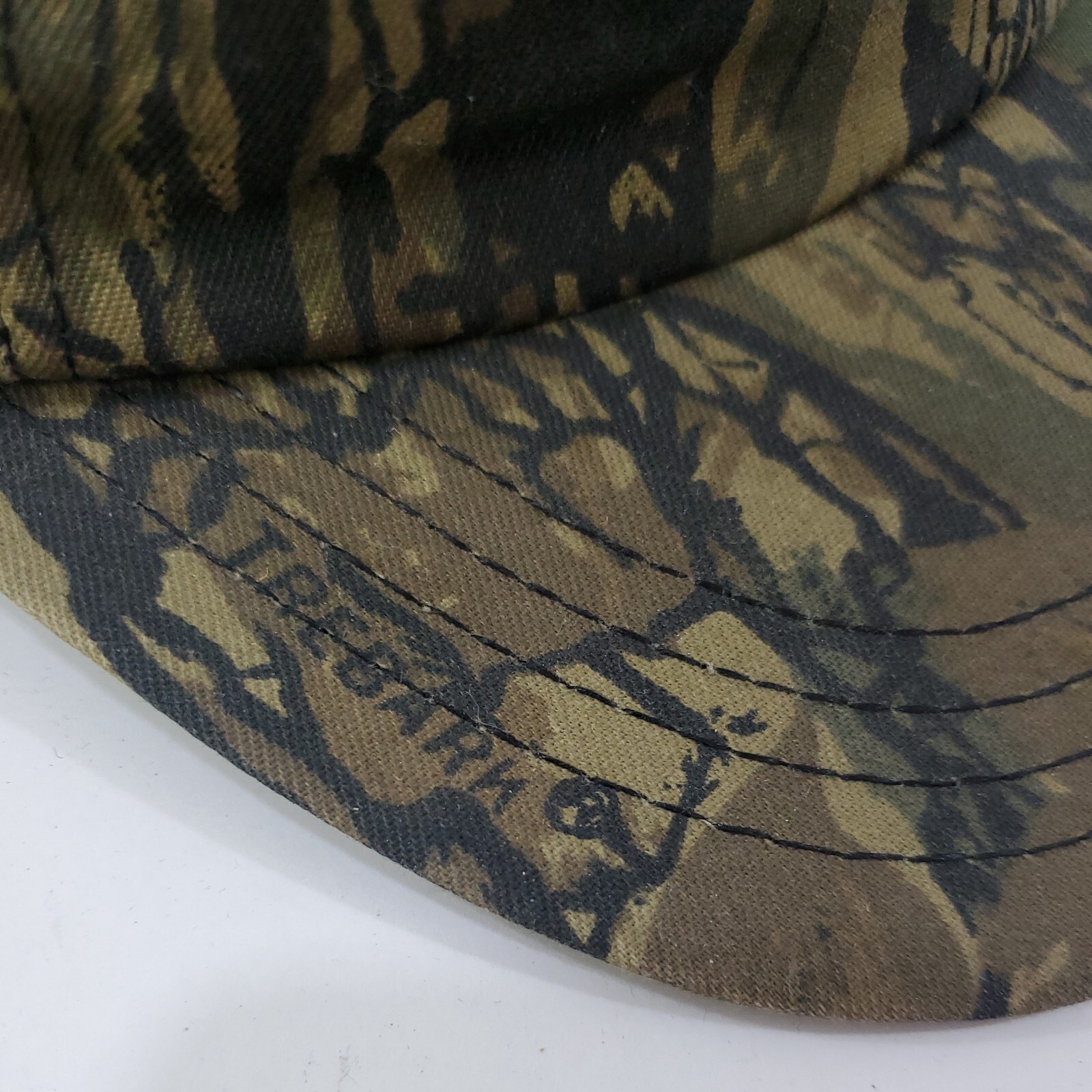 Vintage Trebark Camouflage Hunting Cap Hat Insulated Ear Made In USA ...