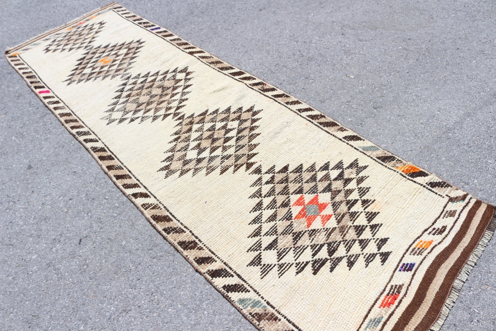 3x9.9 ft Runner Rugs, Moroccan Rug, Antique Rug, Turkish Rugs, Vintage ...