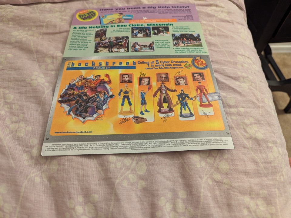 Vintage 2000 Burger King Big Kids Adventures Volume 11 Issue 9 ...
