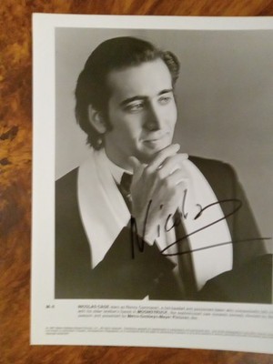 Nicolas Cage Autographed Signed in Person 8x10 Photo | eBay