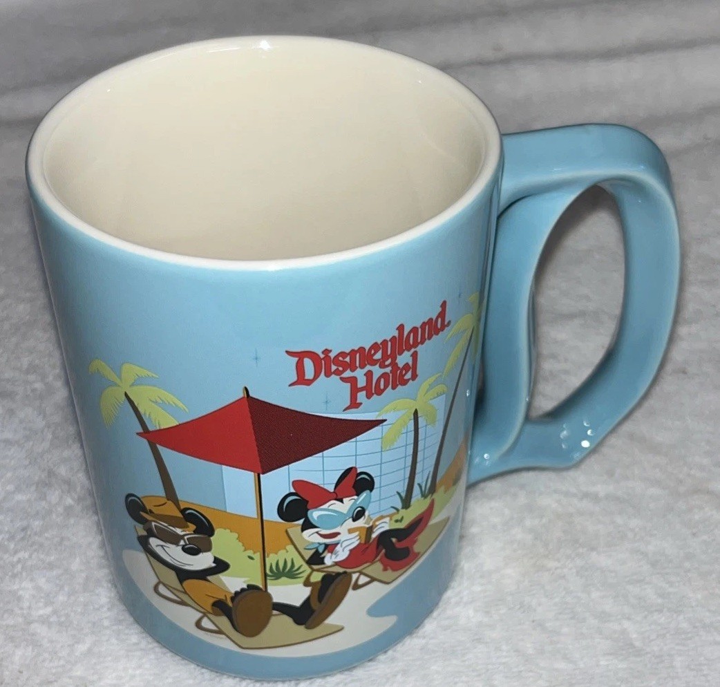Rare Disneyland Hotel The Happiest Stay Coffee Mug | eBay