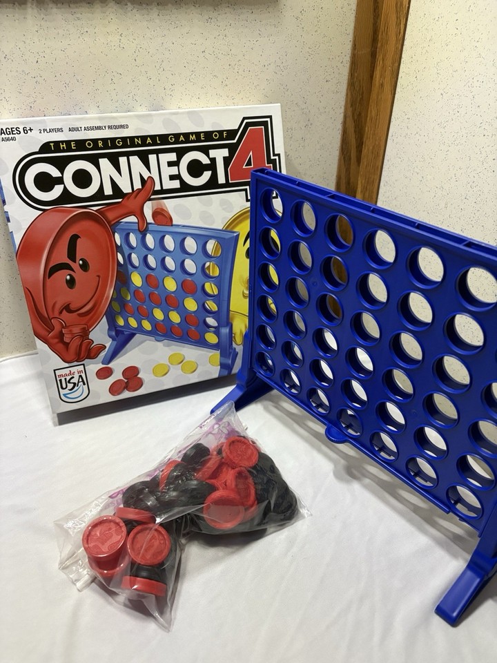 Connect 4 With Extra Chips | eBay