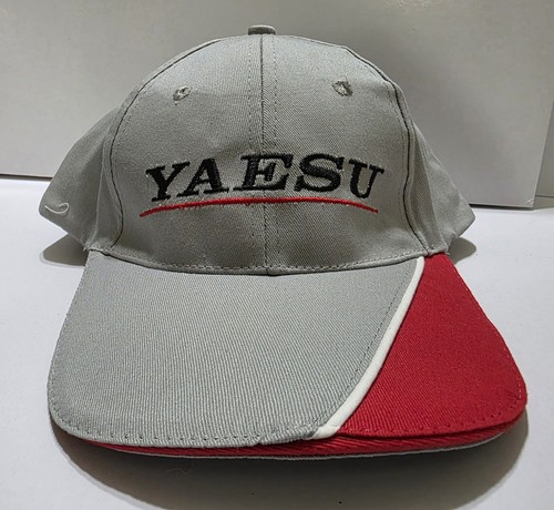 YAESU System Fusion Strapback HAT Baseball Cap - Gray Red Black White ...