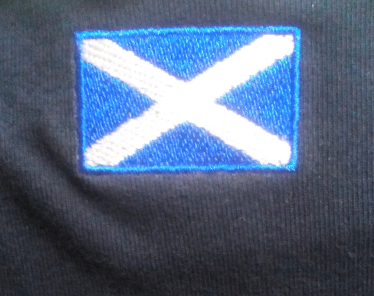 Scotland Flag Micro Fleece Full Zip Jacket Scottish Thistle Rugby KK95 ...