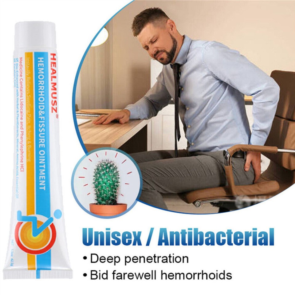 4~Hemorrhoids Remove Ointment Herbal Cream Relief Piles Pain Reduce ...