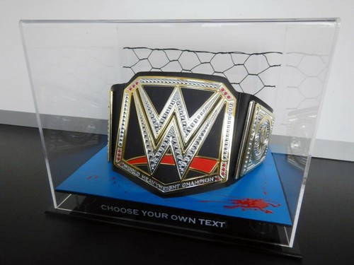 UFC Championship Belt Blood Mat Display Case - MMA WWE Wrestling WWF ...