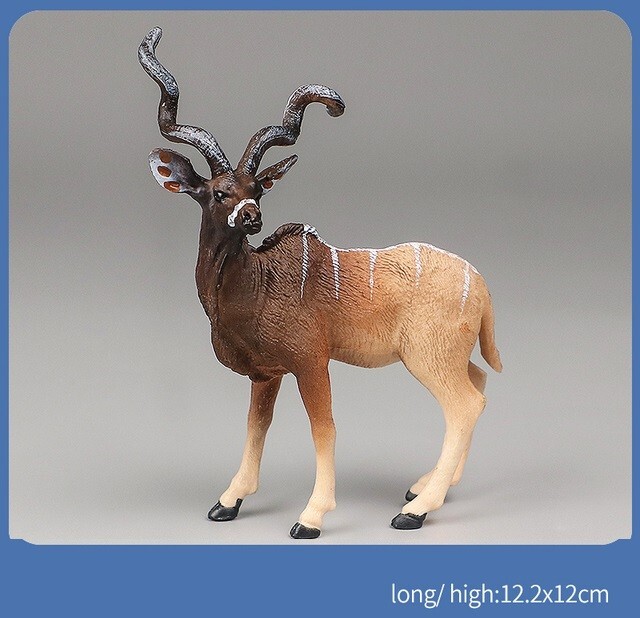 Kudu Animal Toy PVC Action Figure Doll Kids Toys Party Gifts | eBay