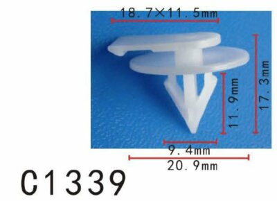 20pcs Fender Flare Moulding Panel Trim Clip Fit BMW 07137073915 ...