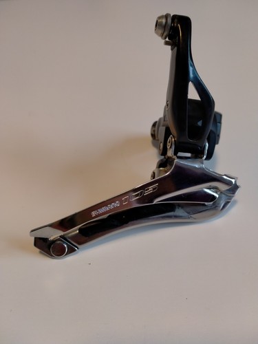 Shimano 105 5800 Front Derailleur clamp on 31.8mm mech Double chainset ...